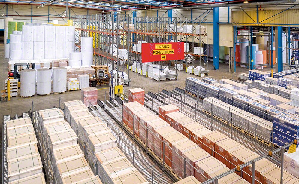 Un almacén robotizado de papel de Clairefontaine - Mecalux.com.mx
