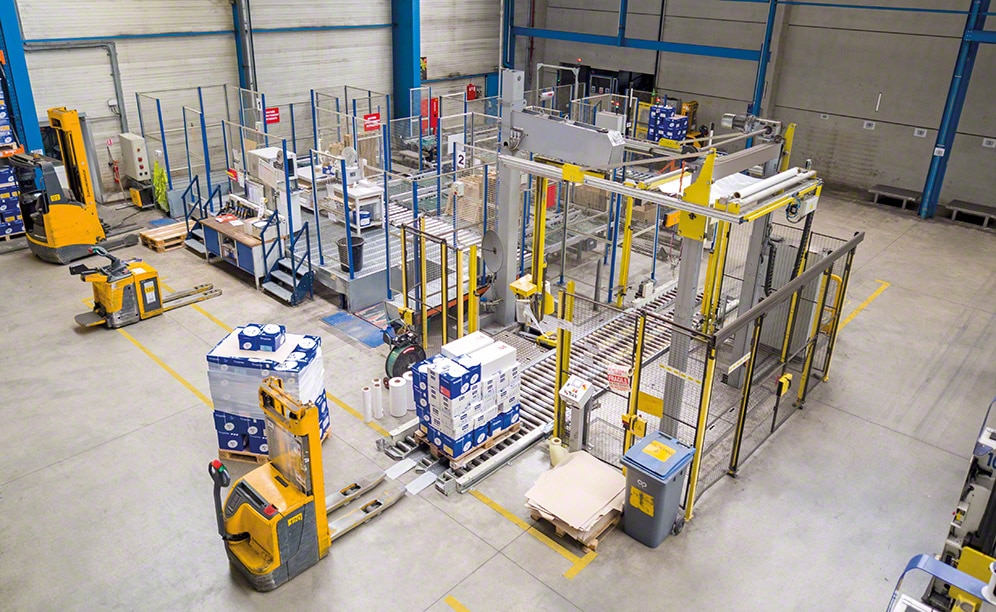 Un almacén robotizado de papel de Clairefontaine - Mecalux.com.mx