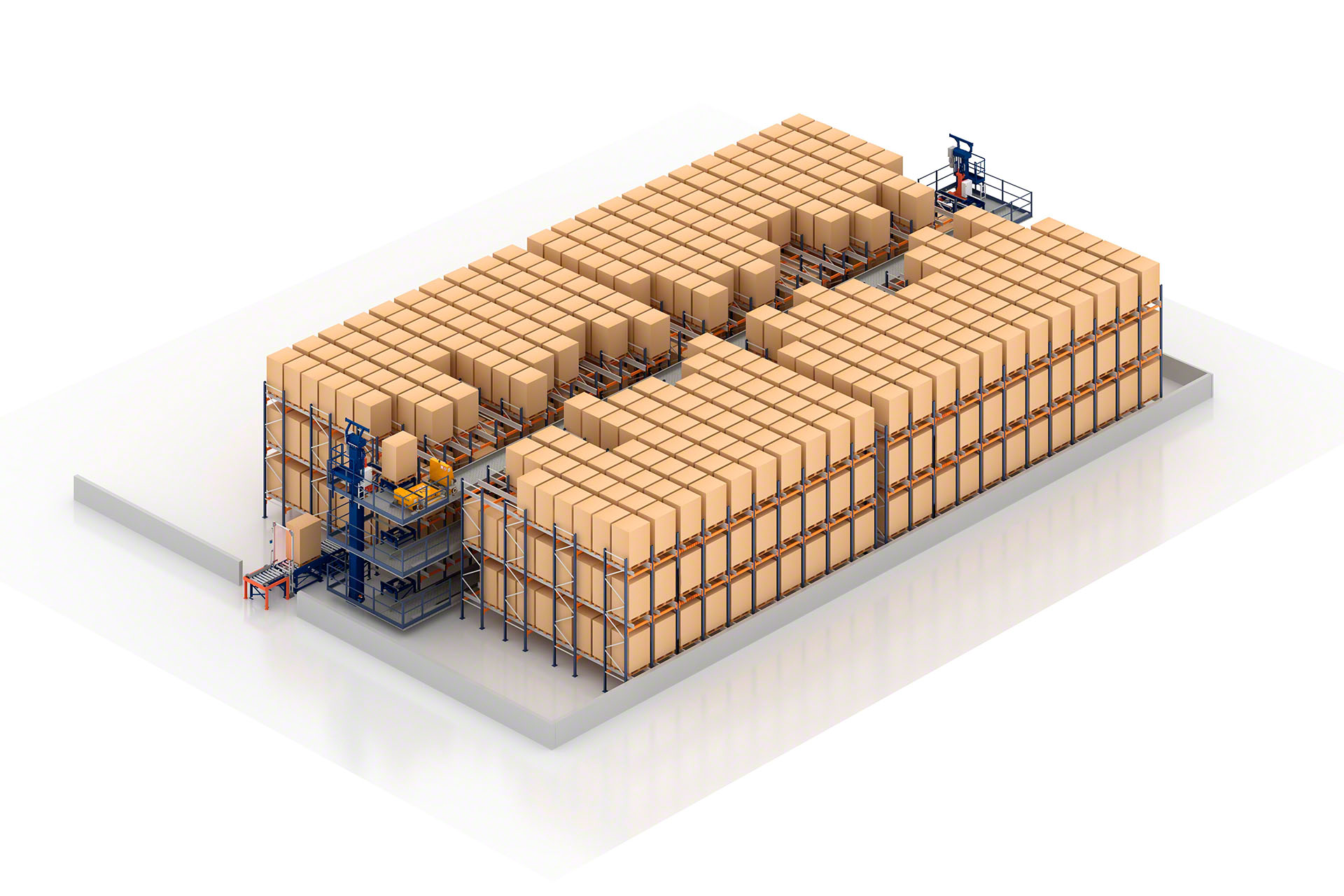 Pallet Shuttle Automático - Mecalux.com.mx
